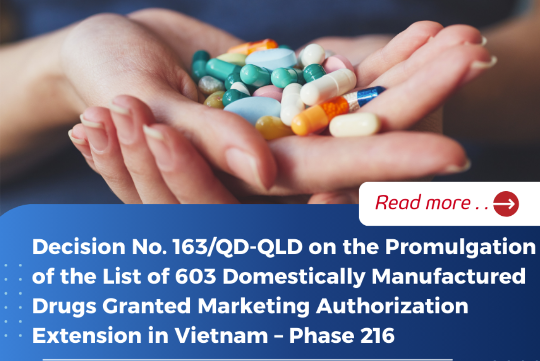 Decision No. 163/QD-QLD - CÔNG TY TNHH THƯƠNG MẠI DỊCH VỤ DƯỢC PHẨM UNB